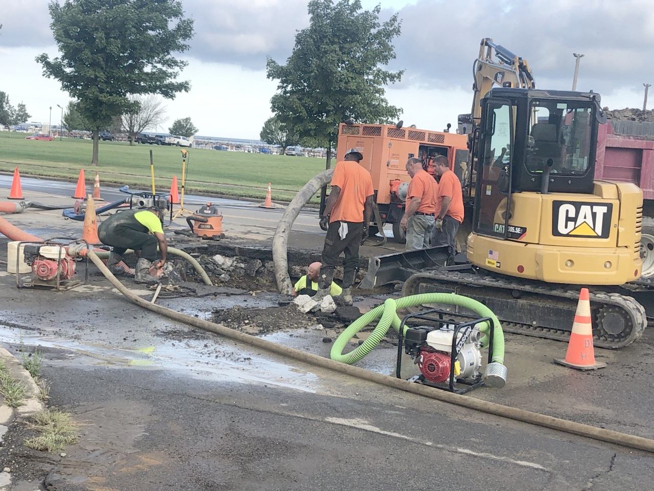 Water break causes chaos | News, Sports, Jobs - Observer Today